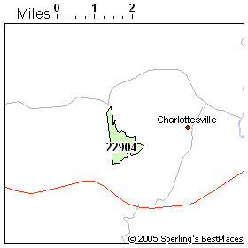 Charlottesville Va Zip Code Map - United States Map