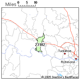 Zip 23102 (Maidens, VA) Rankings