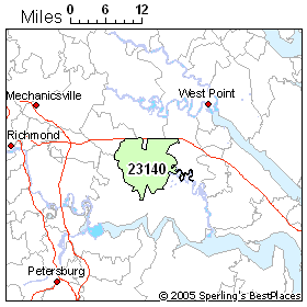 Zip 23140 (Providence Forge, VA) Rankings
