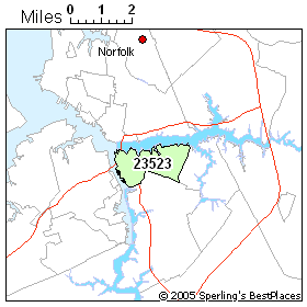Norfolk Va Zip Code Map - Map