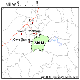 Zip Code Map Roanoke Va - Map