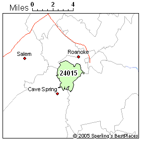 Zip Code Map For Roanoke Va - United States Map