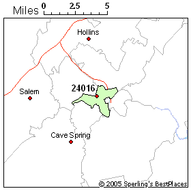 Roanoke Va Zip Code Map - Map