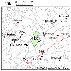 Zip 24224 (Castlewood, VA) Rankings