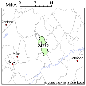 Zip 24272 (Nora, VA) Rankings