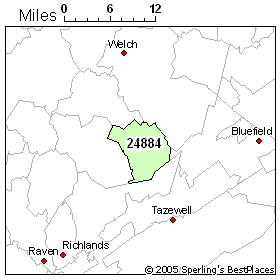 Zip 24884 (Squire, WV) Rankings