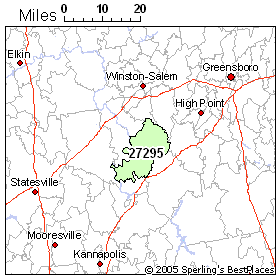 Zip 27295 (Lexington, NC) Rankings