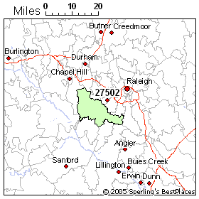 Apex Nc Zip Code Map - Map