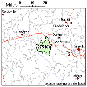 Zip 27516 (Chapel Hill, NC) Rankings