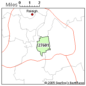 Zip 27601 (Raleigh, NC) Rankings