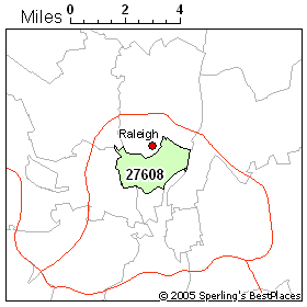Raleigh Durham Zip Code Map - Map