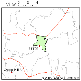 Raleigh Durham Zip Code Map