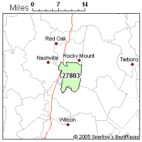 Zip 27803 (Rocky Mount, NC) Rankings