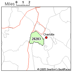 Zip 28203 (Charlotte, NC) Rankings