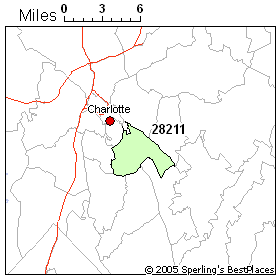 Zip 28211 (Charlotte, NC) Rankings