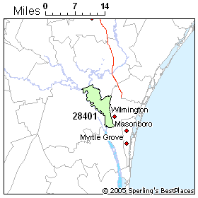 Wilmington Nc Zip Code Map