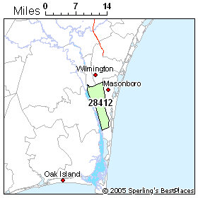 Wilmington Nc Zip Code Map
