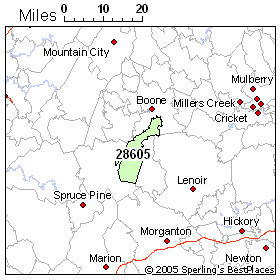 Zip 28605 (Blowing Rock, NC) Rankings