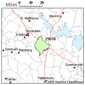 Zip 29018 (Bowman, SC) Rankings