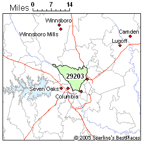 Zip 29203 (Columbia, SC) Rankings