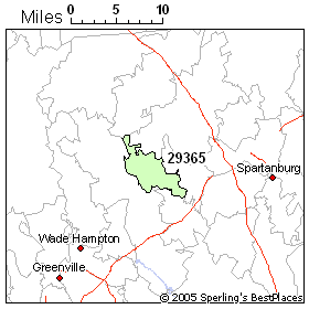 Rankings in Zip 29365 (Lyman, SC)