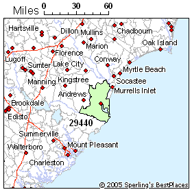 Zip 29440 (Georgetown, SC) Rankings