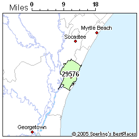 Street Map Of Murrells Inlet South Carolina