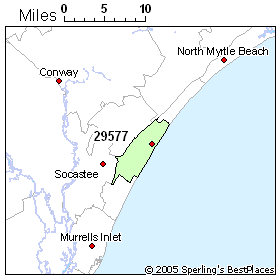 Myrtle Beach Public Beaches Map