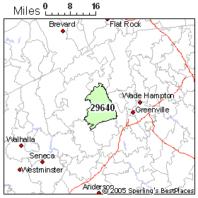 Rankings in Zip 29640 (Easley, SC)