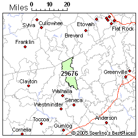 Zip 29676 (Salem, SC) Rankings
