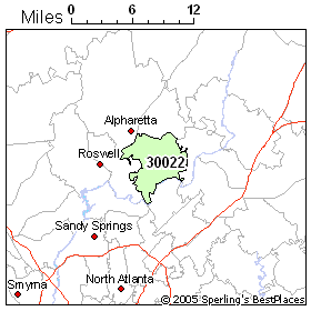 Zip 30022 (Johns Creek, GA) Rankings