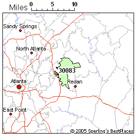 Stone Mountain Ga Zip Code Map - Map