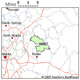 Stone Mountain Ga Zip Code Map - Map