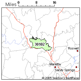Zip 30102 (Acworth, GA) Rankings
