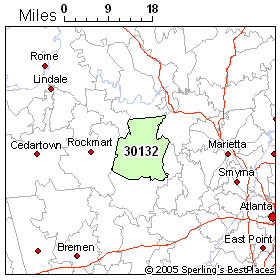Zip 30132 (Dallas, GA) Rankings