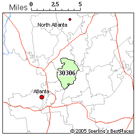 Zip 30306 (Atlanta, GA) Rankings