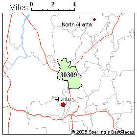 Zip 30309 (Atlanta, GA) Rankings