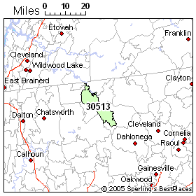 Zip 30513 (Blue Ridge, GA) Rankings