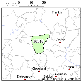 Zip 30546 (Hiawassee, GA) Rankings