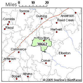 Zip 30662 (Royston, GA) Rankings