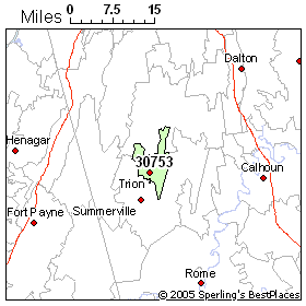 Zip 30753 (Trion, GA) Rankings