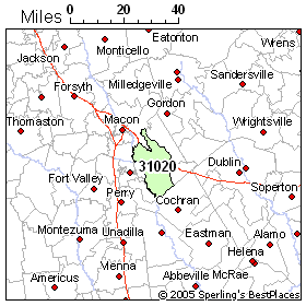 Zip 31020 (Dry Branch, GA) Rankings