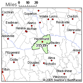 Zip 31539 (Hazlehurst, GA) Rankings