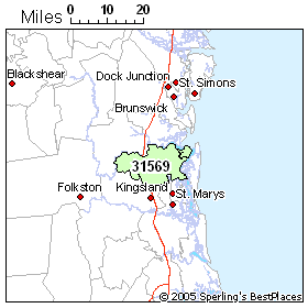 Zip 31569 (Woodbine, GA) Rankings