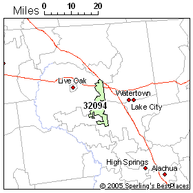 Zip 32094 (Wellborn, FL) Rankings