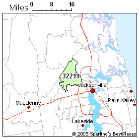 Rankings in Zip 32219 (Jacksonville, FL)