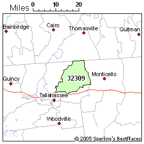 Zip 32309 (Tallahassee, FL) Rankings
