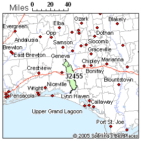 Zip 32455 (Ponce De Leon, FL) Rankings