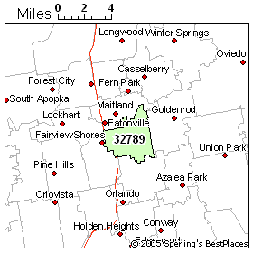 Winter Garden Fl Zip Code Map - Map