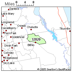 Zip Code Map Orlando 32805